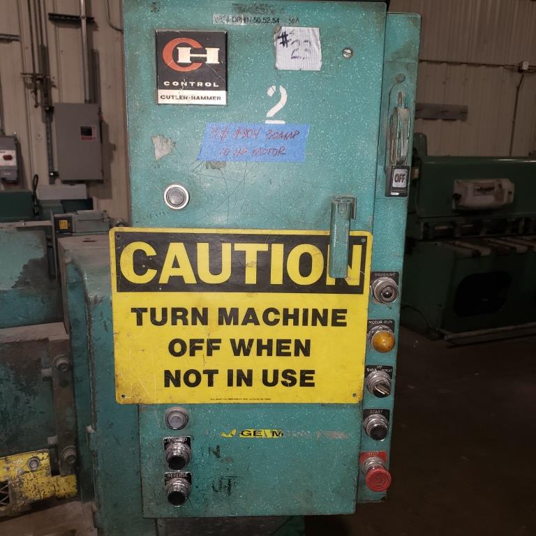 10 Ga. x 120", WYSONG MECHANICAL POWER SHEAR, MODEL#1010, USED ...