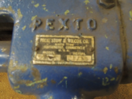 ROPER WHITNEY PEXTO COMBINATION HAND ROTARY MACHINE, MODEL#622, USED ...