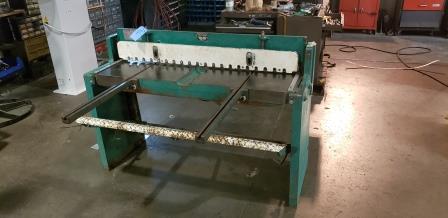 16 Ga. x 52", TENNSMITH STOMP SHEAR, MODEL#T5216, USED | ScottMachinery
